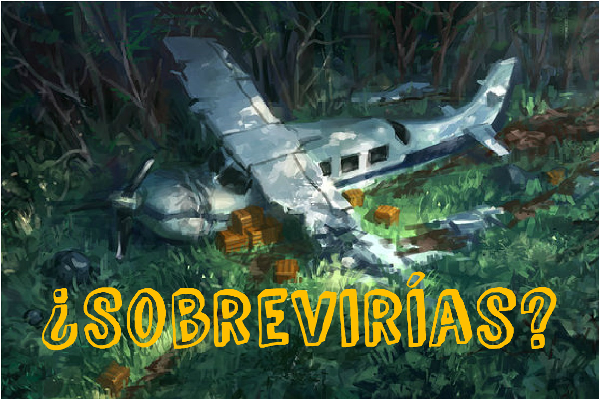 ¿Sobrevivirías solo en el bosque luego de un accidente aéreo?